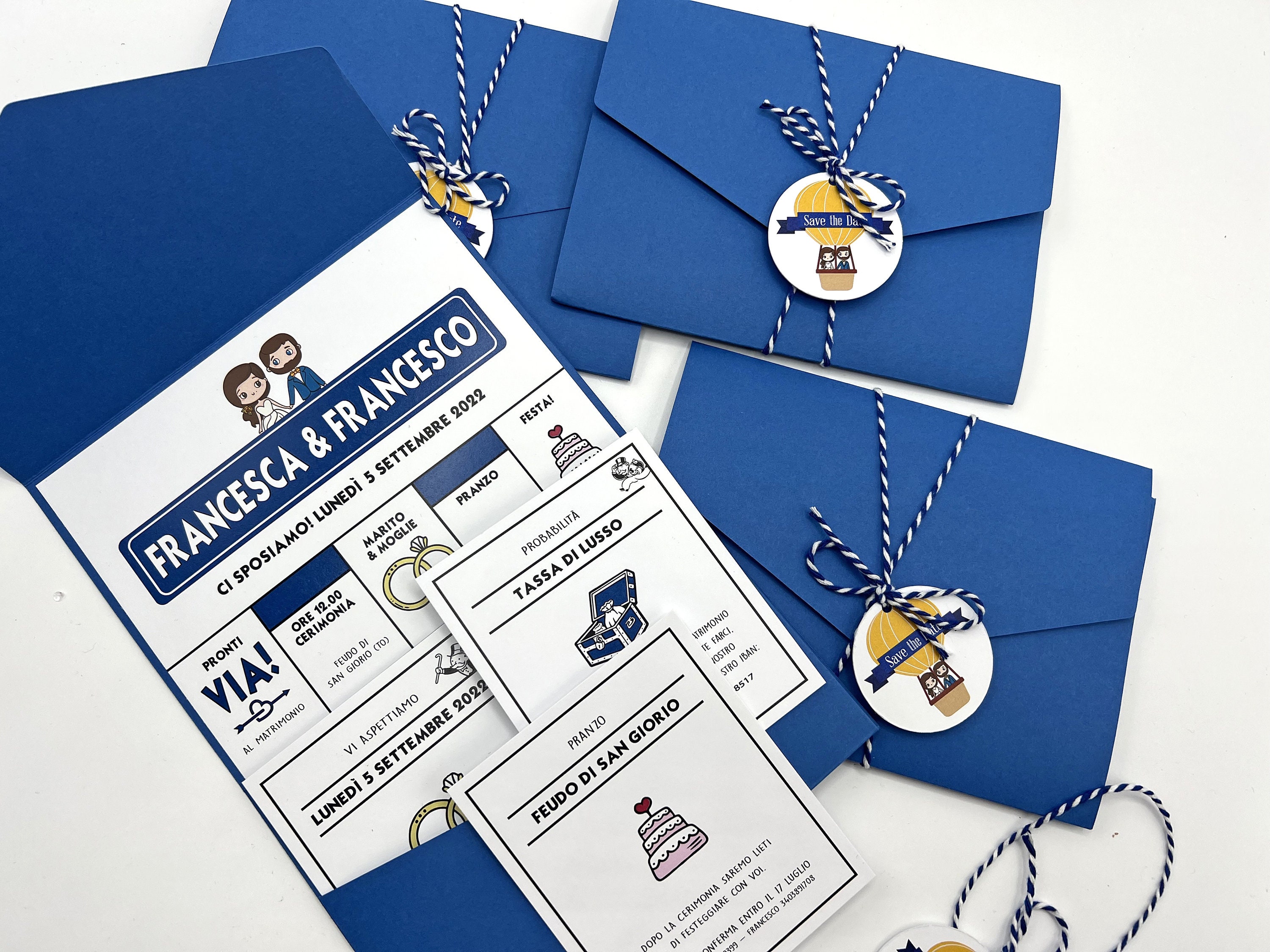 Wedding Invitations - Monopoly Wedding Theme - Wedding Invitation ...