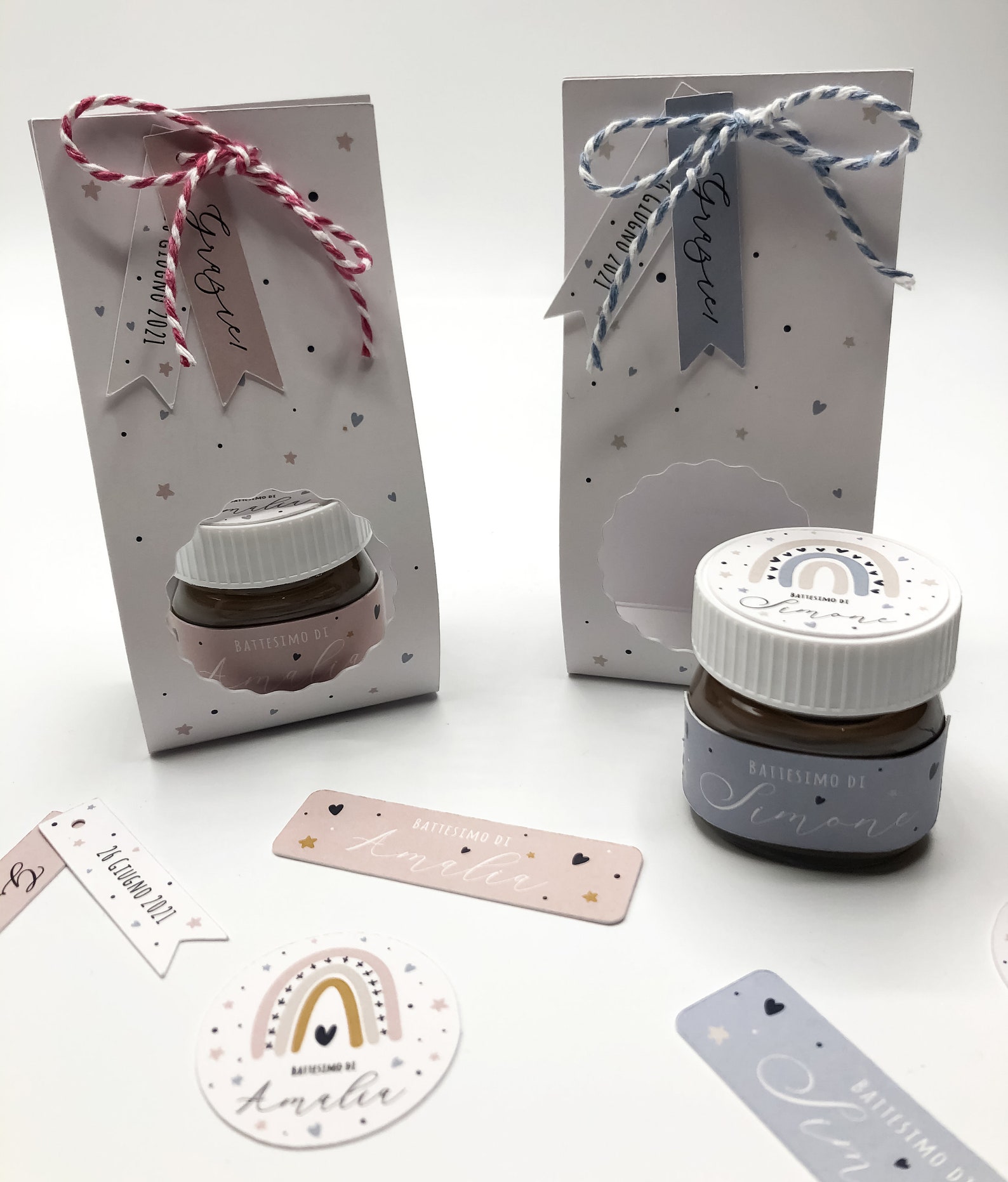 Personalized Nutella With Box Party Favor or Baptism Gadget | Etsy