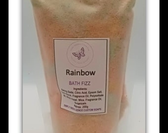 Magical Bath Fizz ,colourful Rainbow Bath Dust for Girls , Pink ...