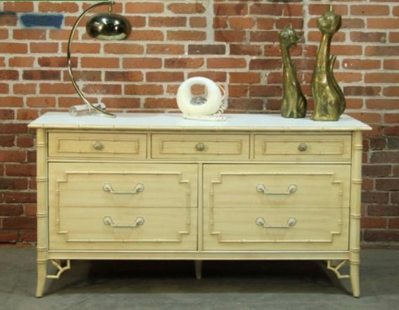 Thomasville Allegro Faux Bamboo Dresser Etsy