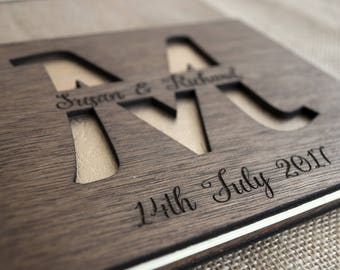 Monogram Guest Book - Etsy