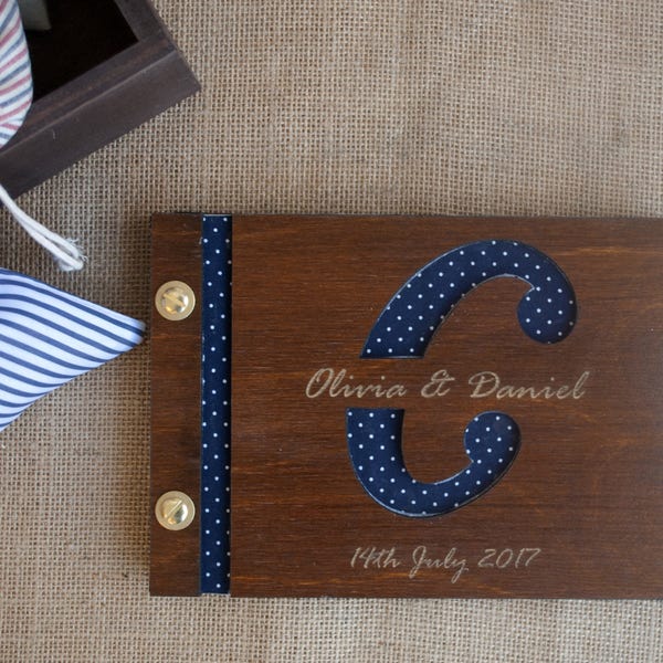 Initial Guest Book - Etsy
