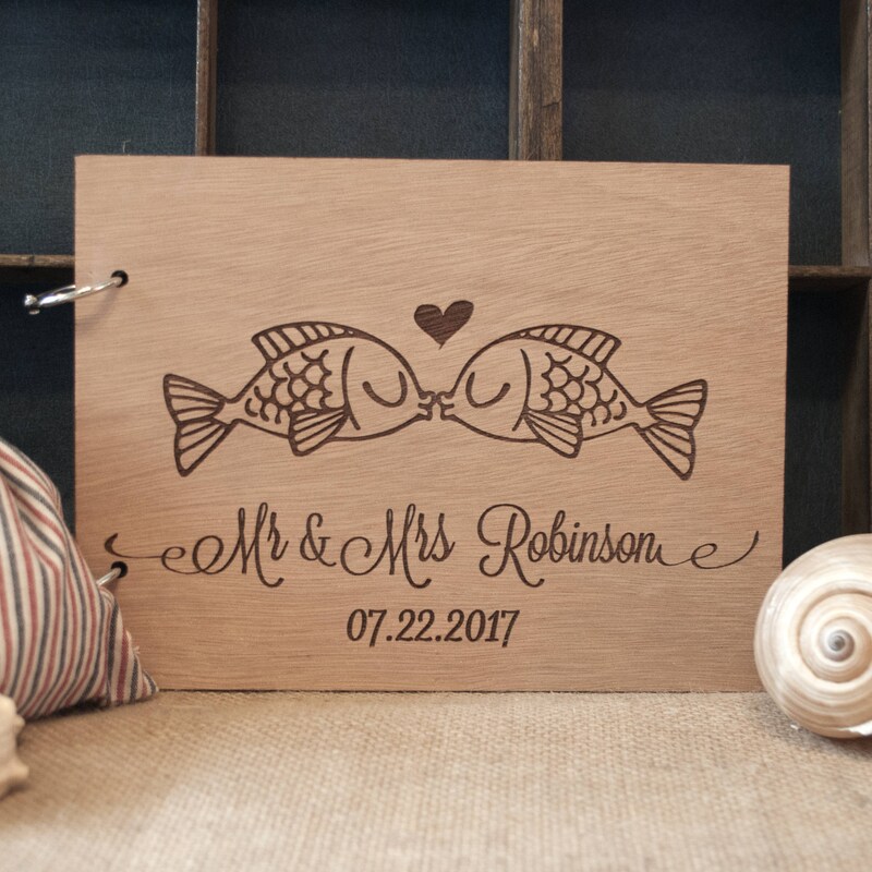 Fish Guest Book - Etsy