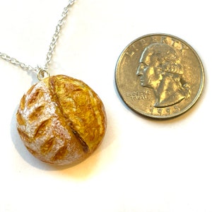 Polymer Clay Sourdough Bread Charm | Necklace | Earrings - Etsy