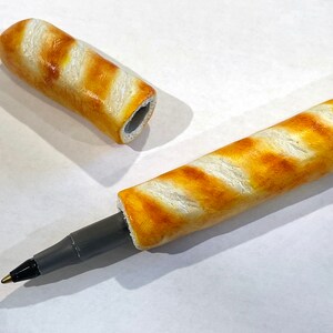 Polymer Clay French Baguette Pen | Bread Lover | Unique Gift - Etsy