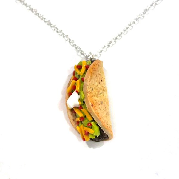 Taco Necklace - Etsy
