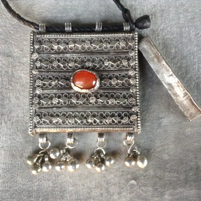 Ethiopian/yemen Scroll Box With Bells Amulet Box. - Etsy