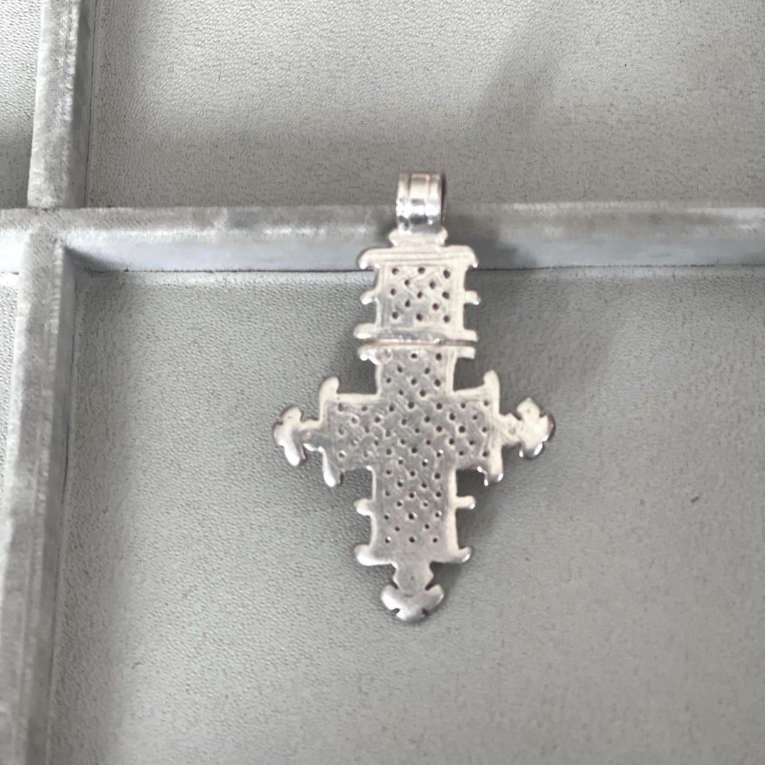 Ethiopian /eritreanorthodox/coptic Neck Cross. Top Shelf , Good Silver ...