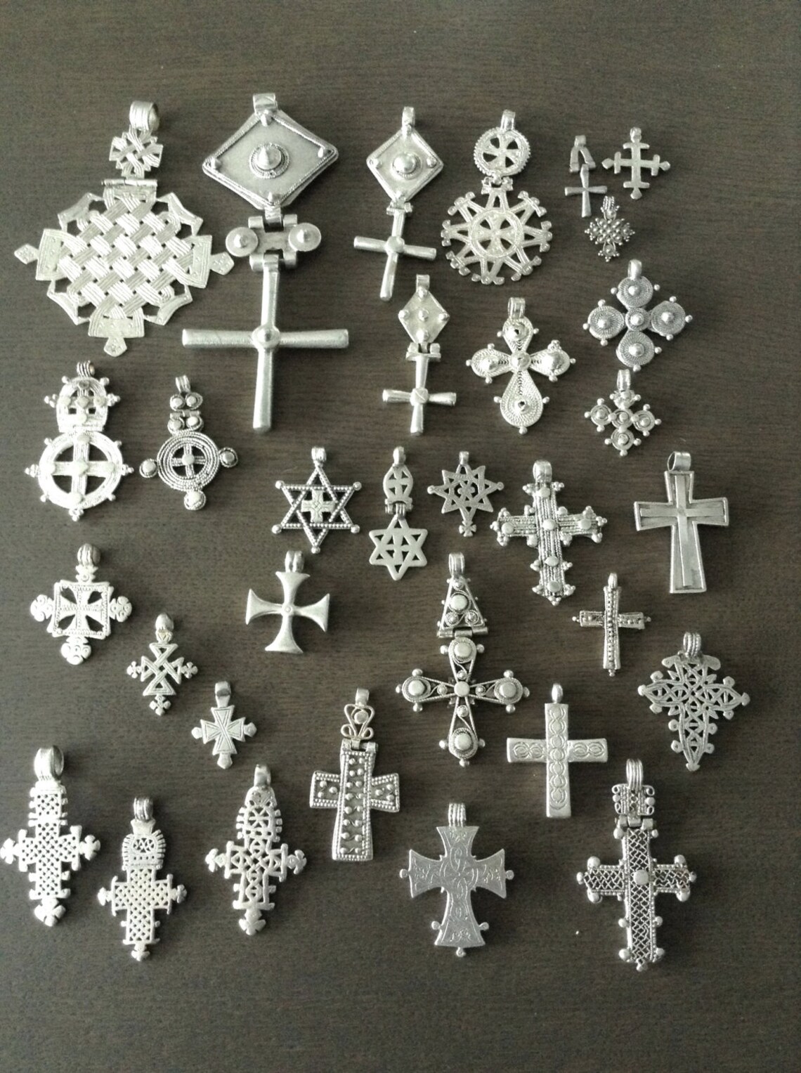 Ethiopian Genuine Coptic Cross Shoa Region Silver - Etsy