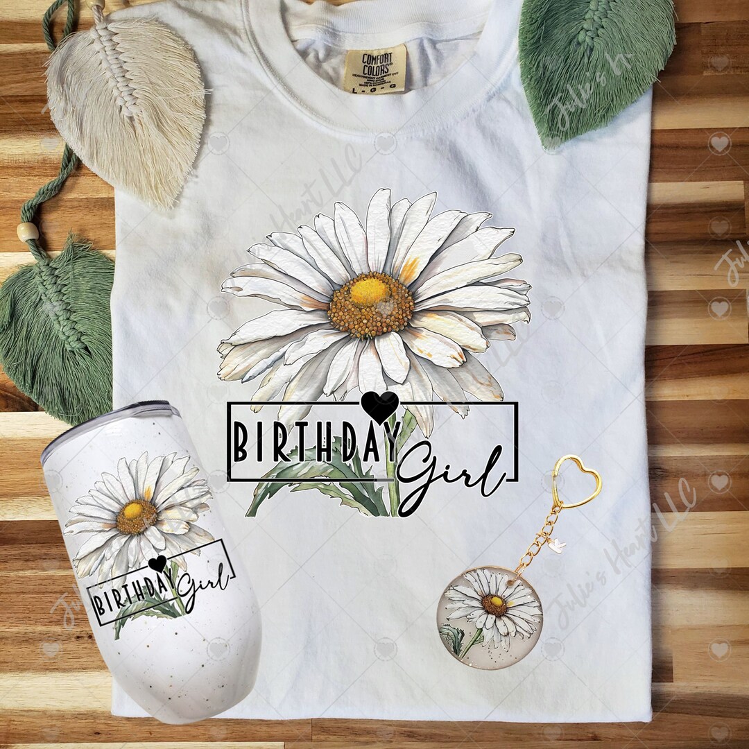 April Birth Flower Gift Box | April Daisy Birthday Gift Set | Birthday ...