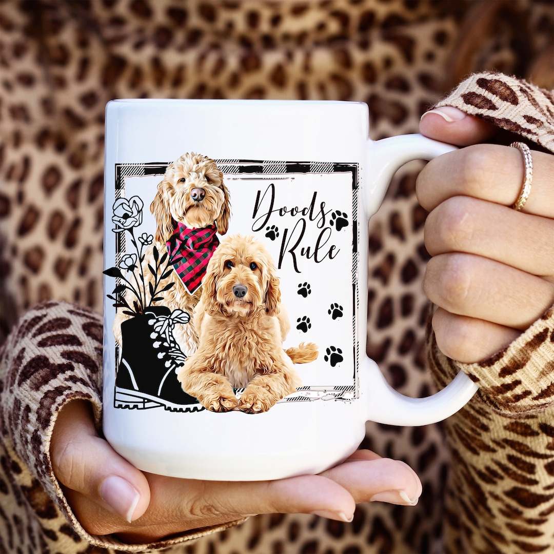 15 Oz Doods Rule Coffee Mug | Goldendoodle Cup | Golden Doodle Mug ...