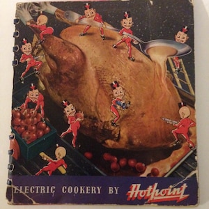 Vintage Electric Cookery by Hotpoint Mid Century 1950s Featuring Happy ...
