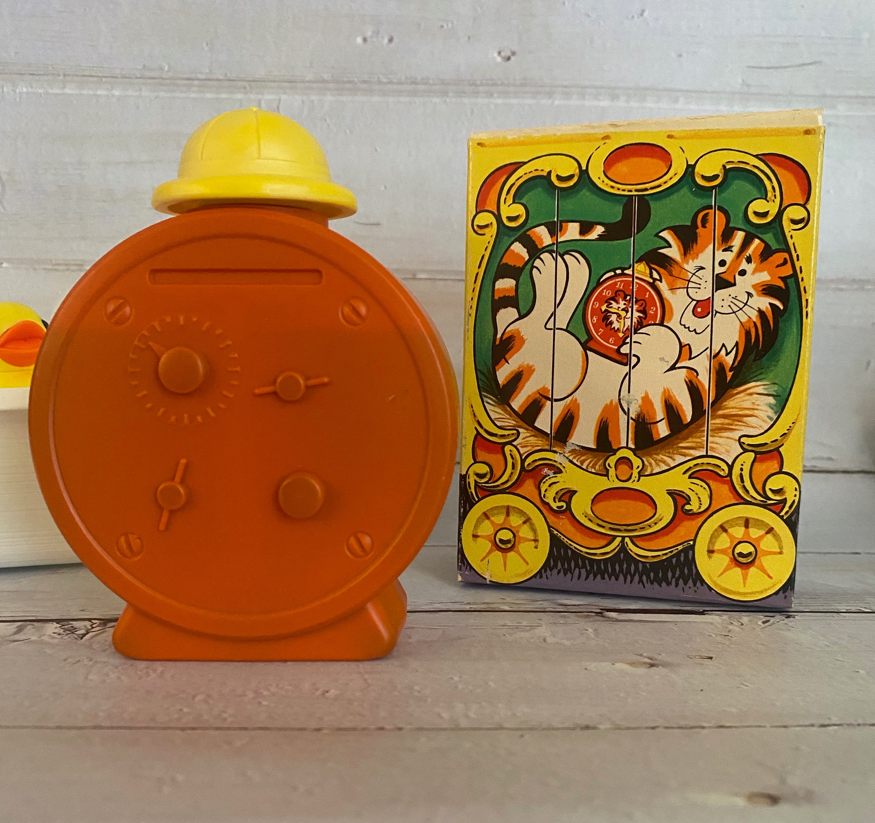 Vintage Avon Tic Toc Tiger Bubble Bath, Full Container, Original Box ...