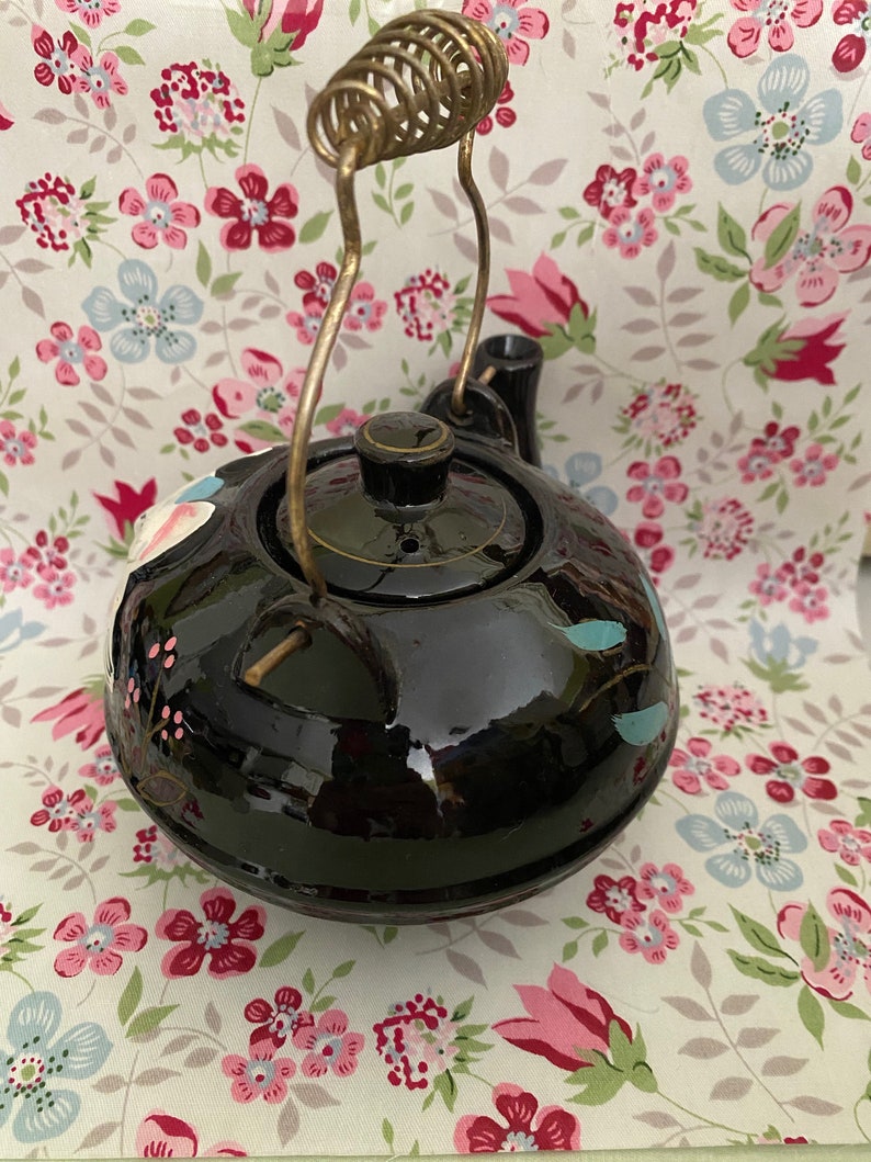 Vintage Cat Tea Kettle Hand Painted Made in Japan Rare - Etsy