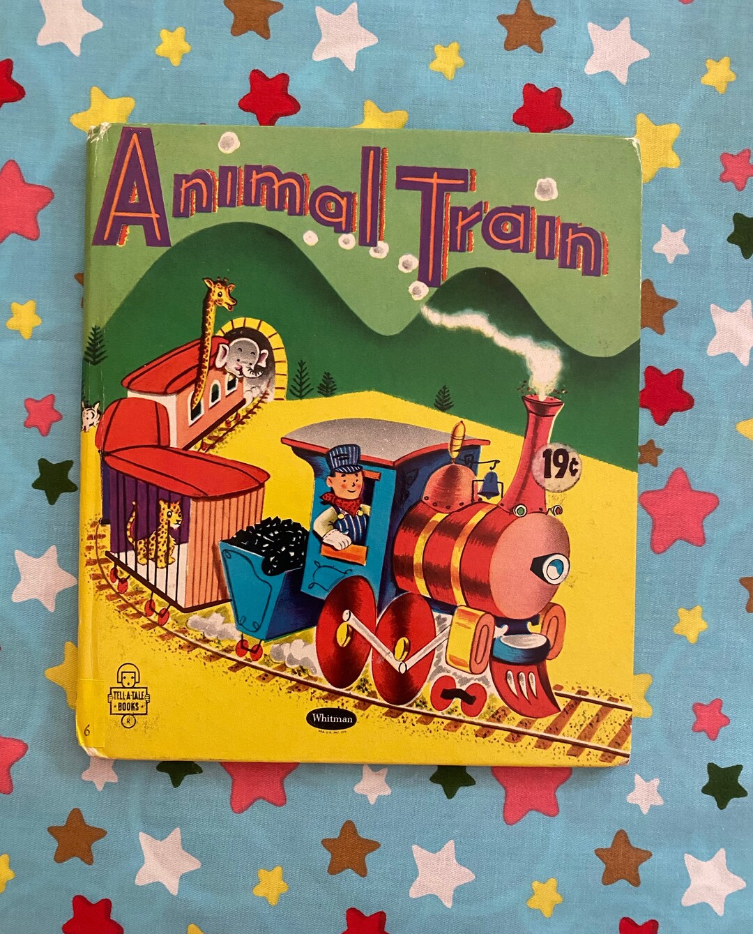 Animal Train, 1952, Vintage Children's Boo, Tell a Tale Whitman ...