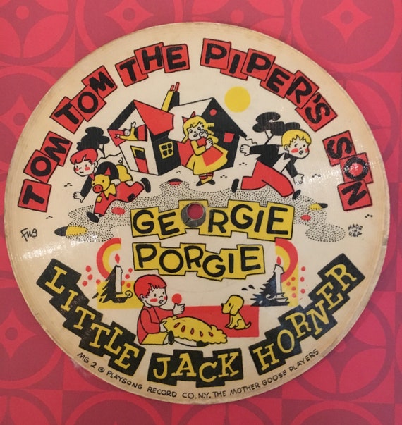 Vintage Cardboard Record 1948 Playsong Record Company Lazy | Etsy