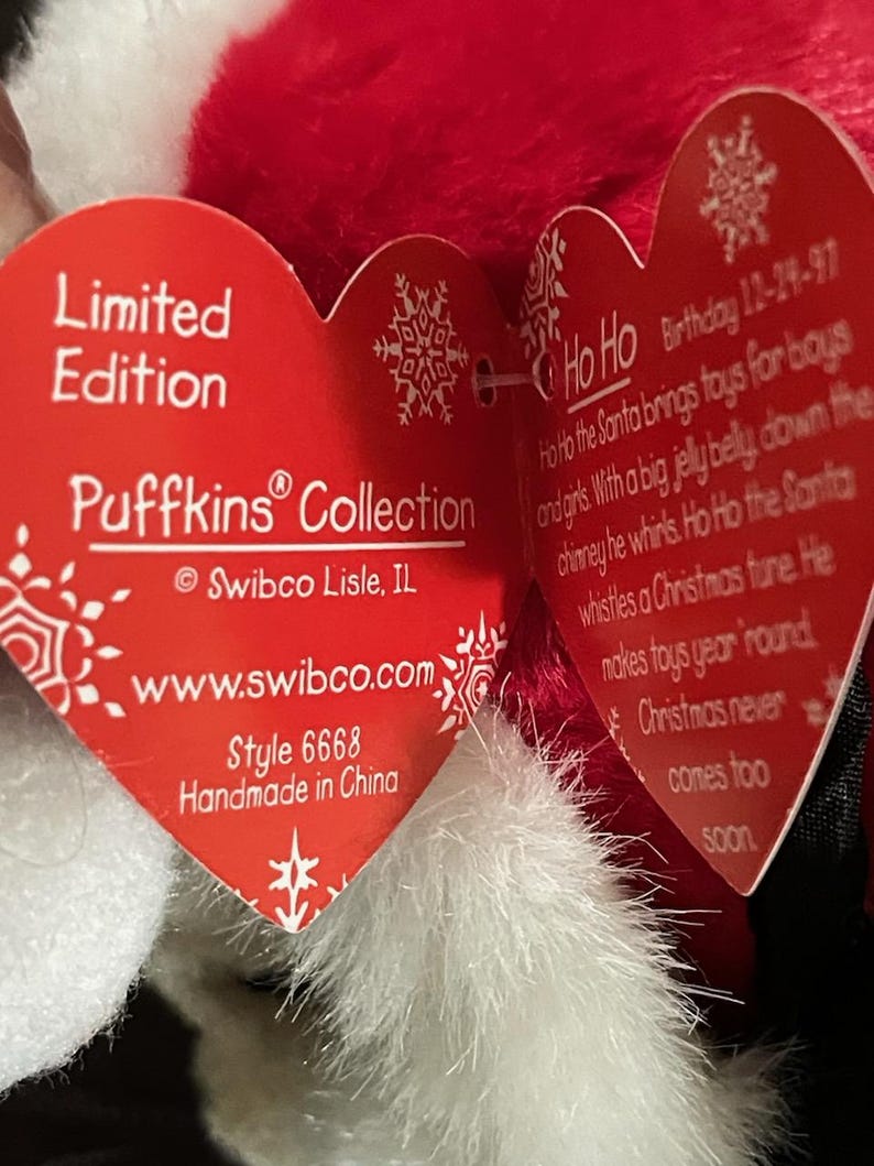 Puffkins Collection, Santa Claus Plush - Etsy