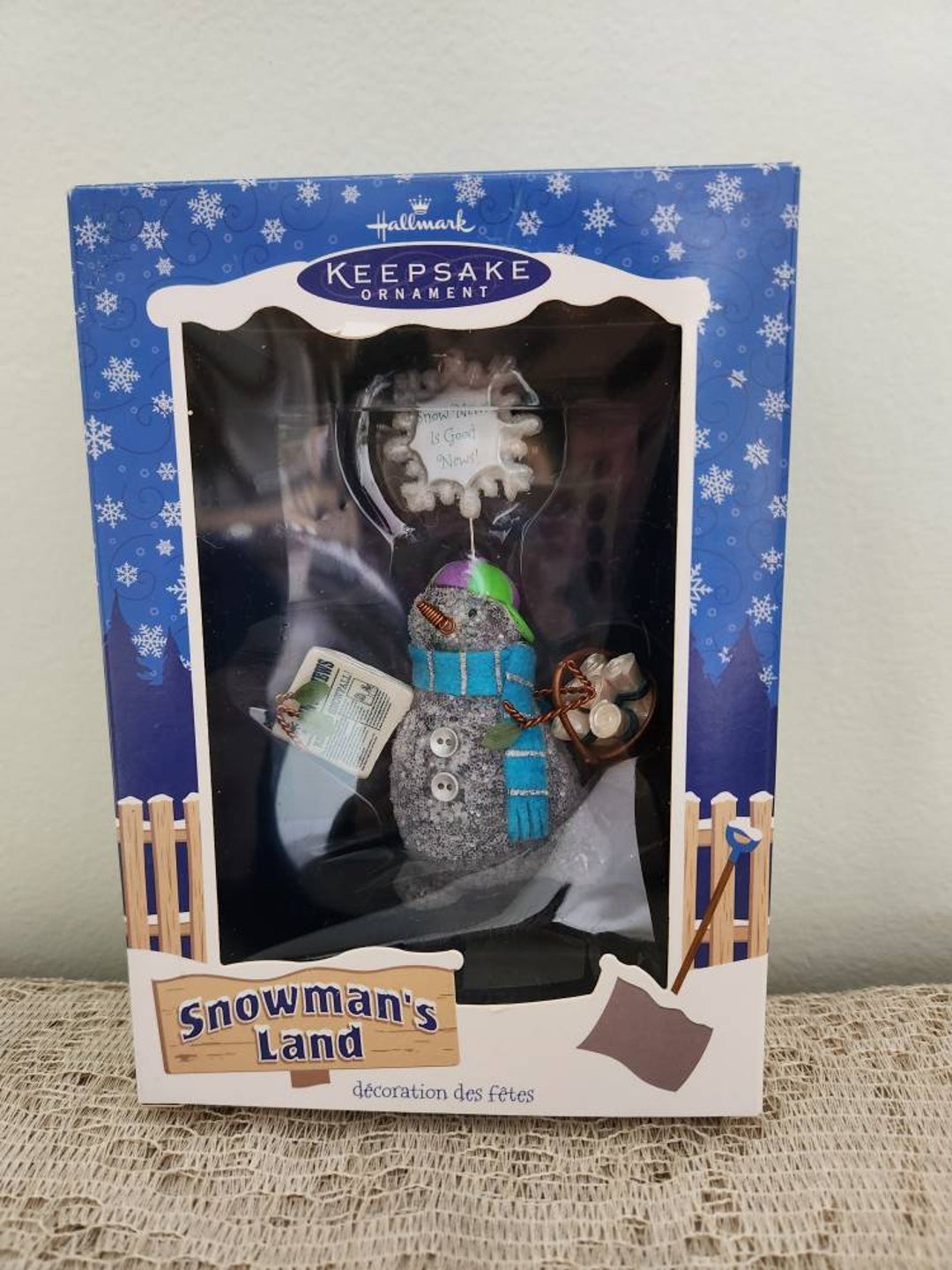2003 Hallmark Snowmans Land Christmas Tree Ornament, Brand New With Box ...