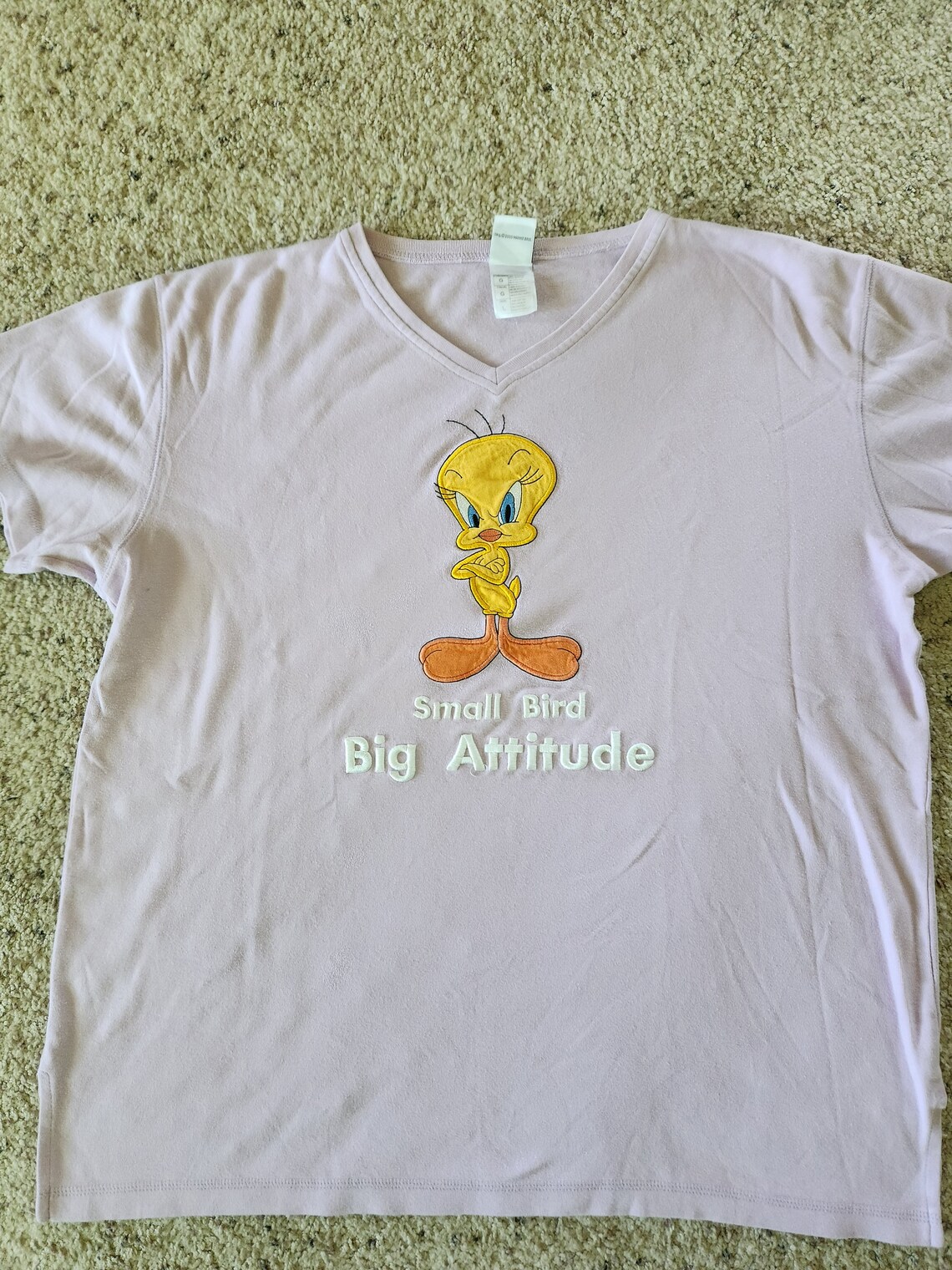 Vintage Warner Brothers Tweety Bird Purple Shirt, Size Large - Etsy
