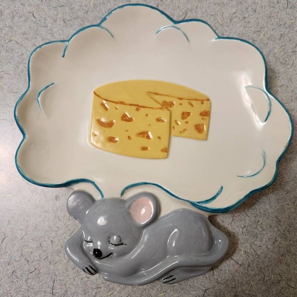 Vintage Cheese Plate - Etsy
