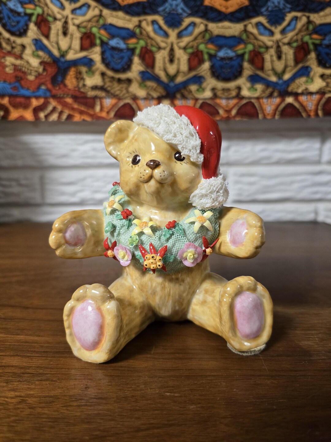 Irish Dresden Christmas Bear - Etsy
