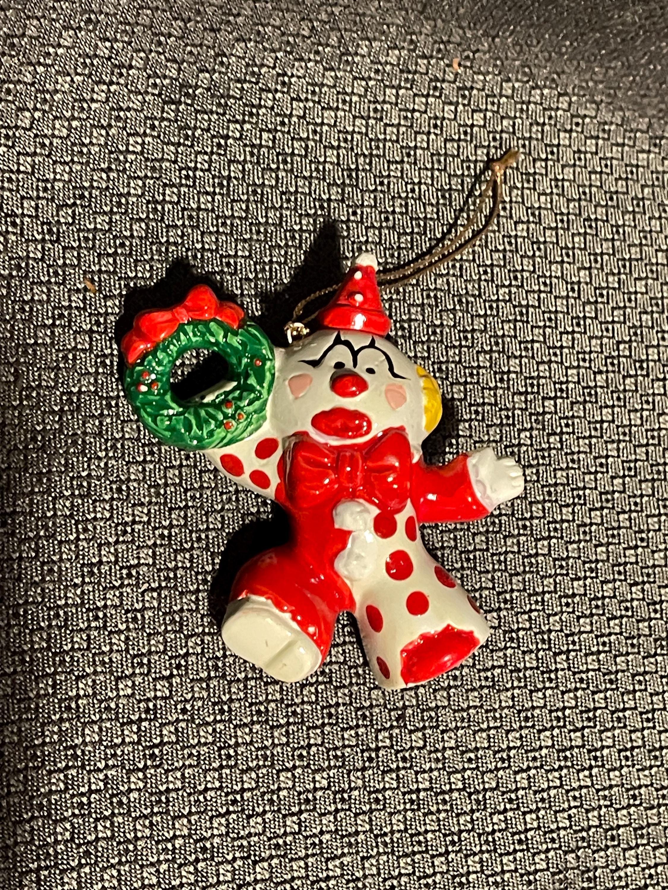Vintage Early 80s Reggie the Clown Ornament. - Etsy