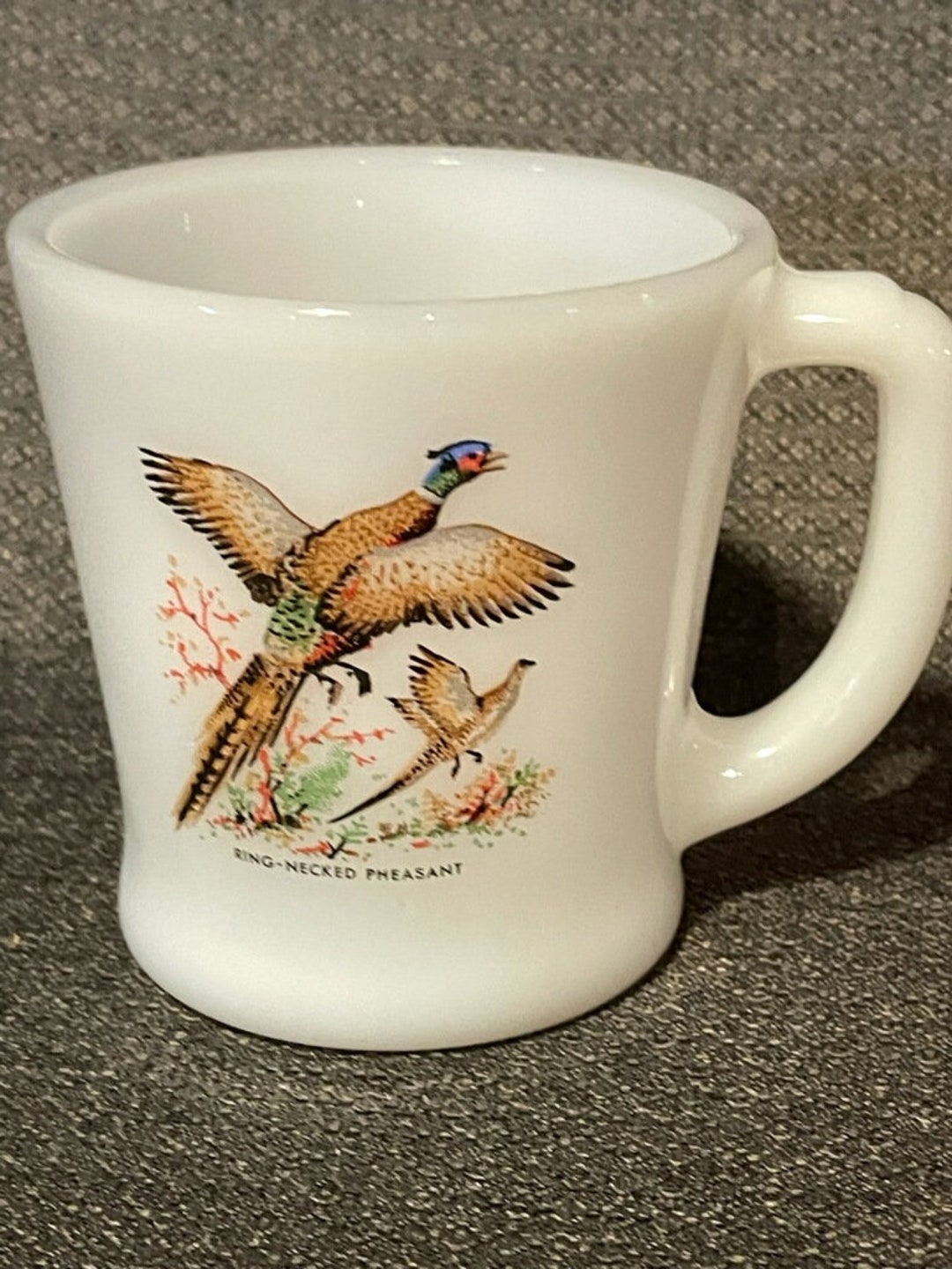 Fire King Cup, Milk Glass Coffee Mug - Etsy