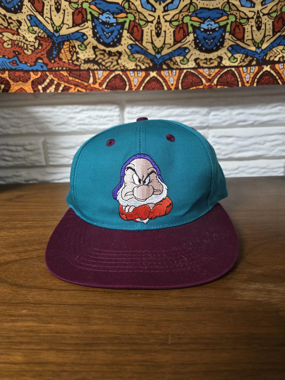 Vintage Disney Grumpy Snapback Hat Cap - Etsy