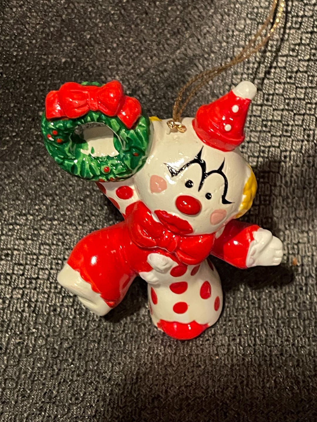 Vintage Early 80s Reggie the Clown Ornament. - Etsy