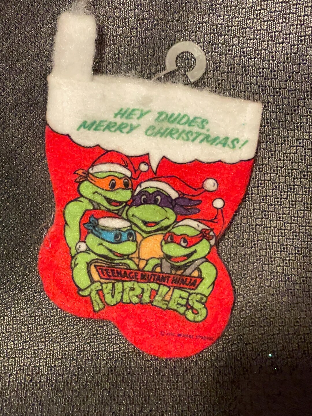 1993 Teenage Mutant Ninja Turtles Mini Christmas Stocking Ornament. - Etsy