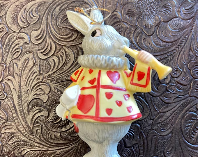 Alice in Wonderland White Rabbit Ornament. - Etsy