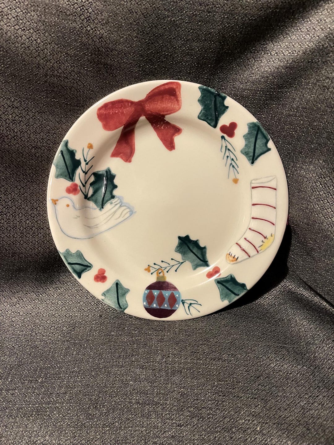 Hartstone Pottery USA, Christmas Plate - Etsy
