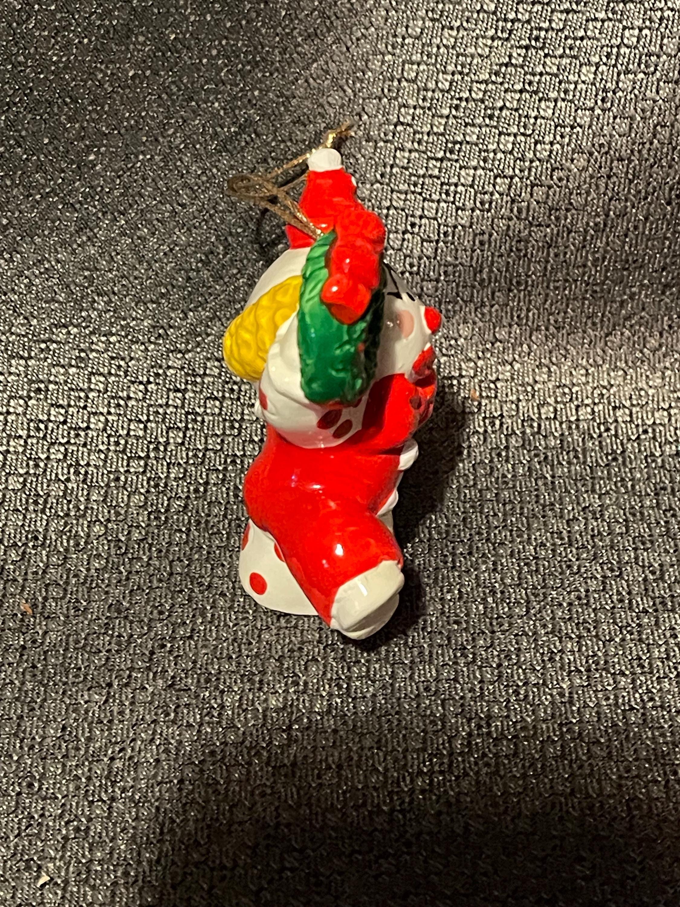 Vintage Early 80s Reggie the Clown Ornament. - Etsy