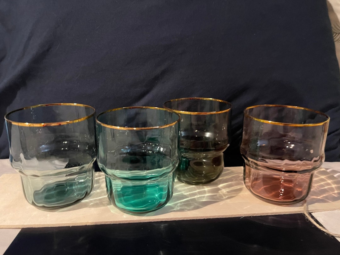 Scott Living Banded Four Piece Cocktail Set. - Etsy