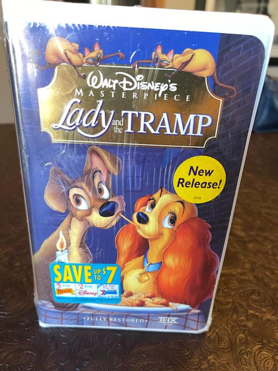 SEALED Walt Disney Lady and the Tramp VHS Movie MASTERPIECE - Etsy