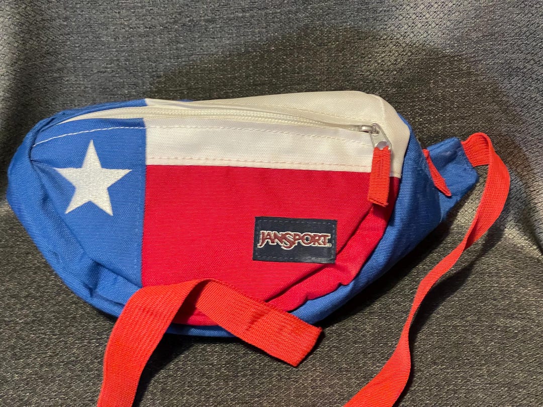 Jansport Texas State Flag Fanny Pack Waist Bag Crossbody Multicolor - Etsy