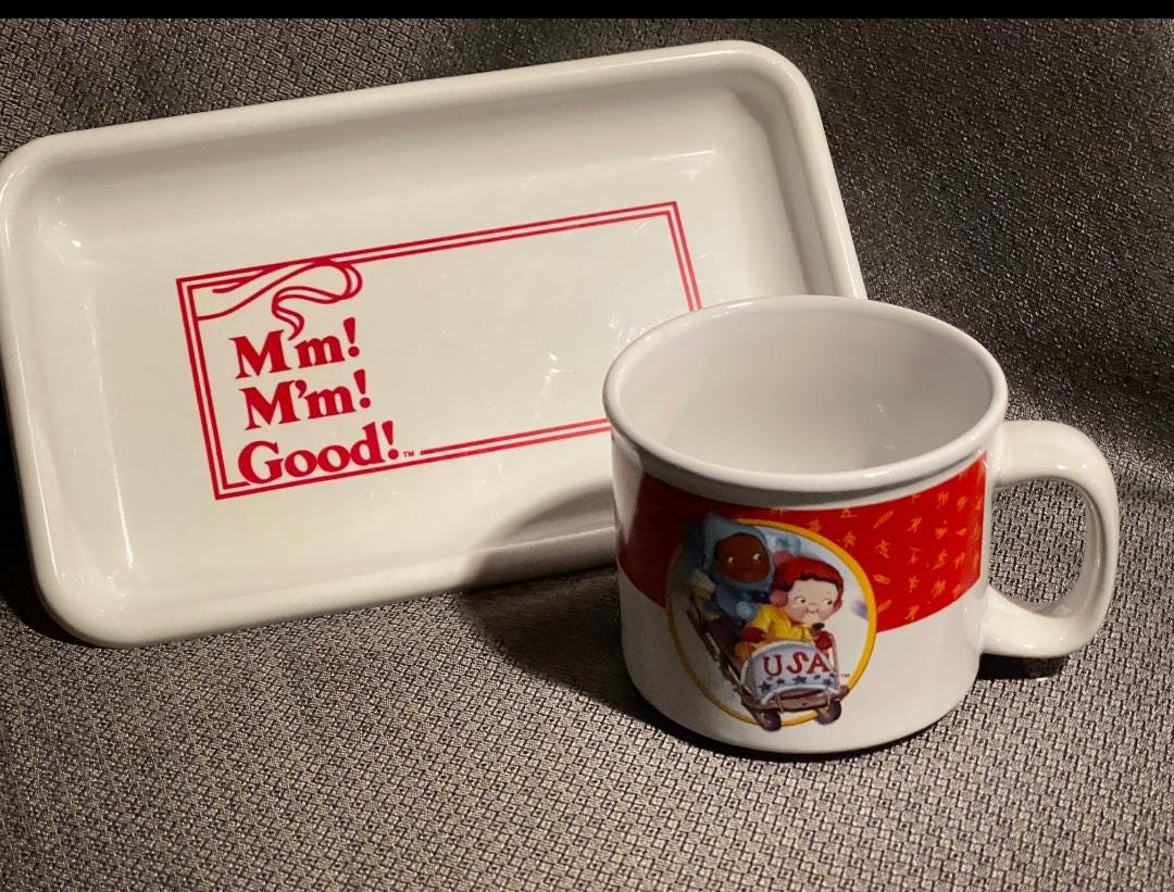 Mm Mm Good Vintage Cambells Soup Mug and Tray - Etsy