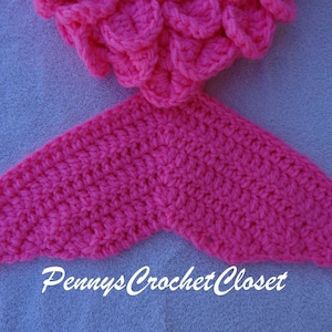PATTERN ONLY Mermaid Tail Sack, Pattern Includes Sizes 0-6 Months, 6-12 ...