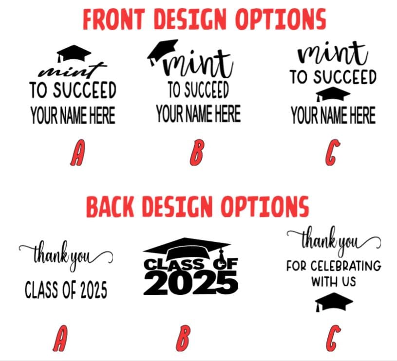 Graduation Mints: 'mint to Succeed' Celebration Favors - Etsy
