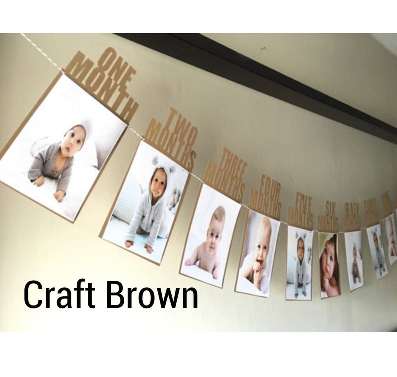 First Birthday Banner / First Birthday Photo Banner / 1st Year | Etsy