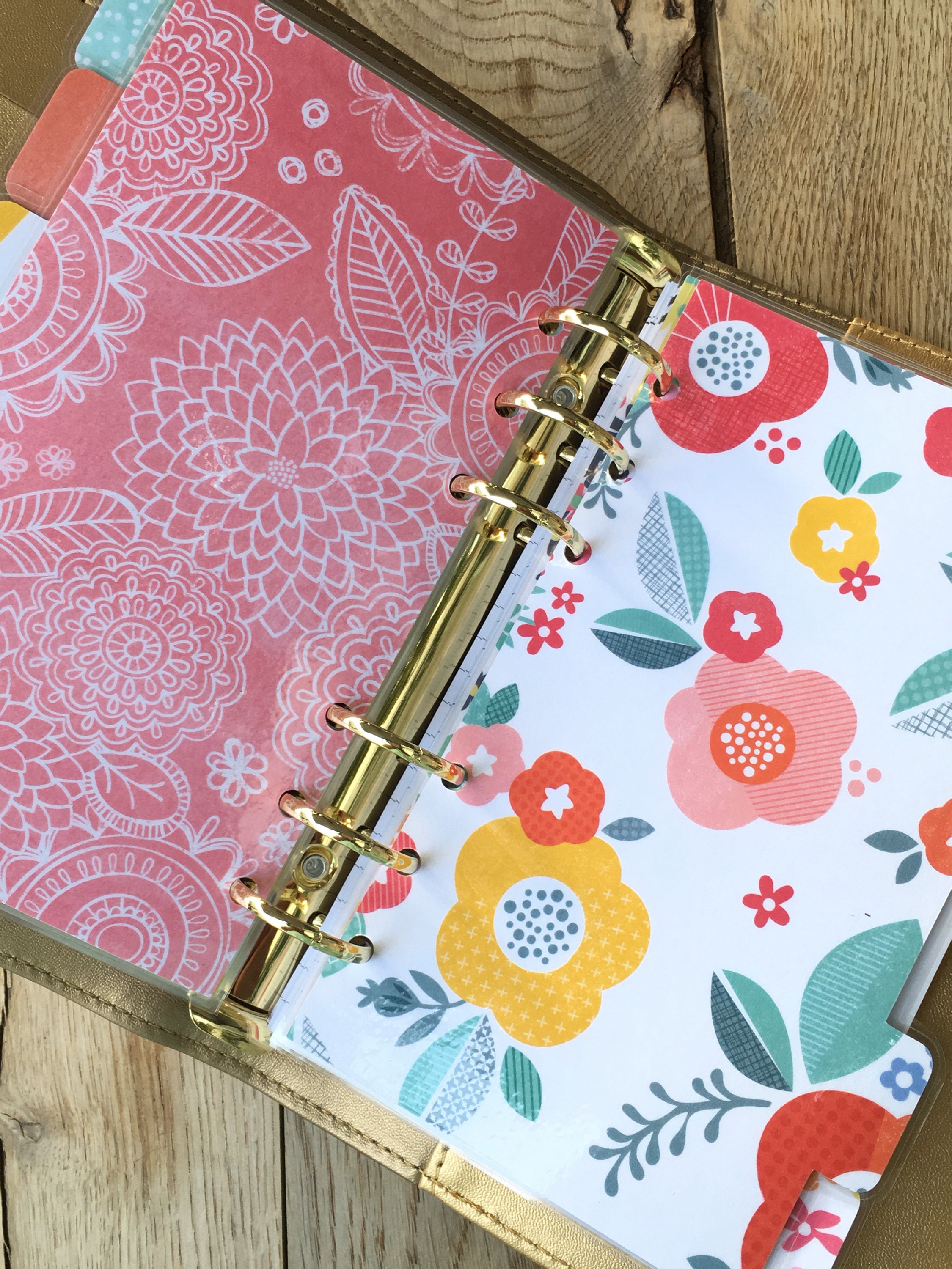 Set of 6 Divider Set A5 / Dividers / Dashboard Set / Planner | Etsy