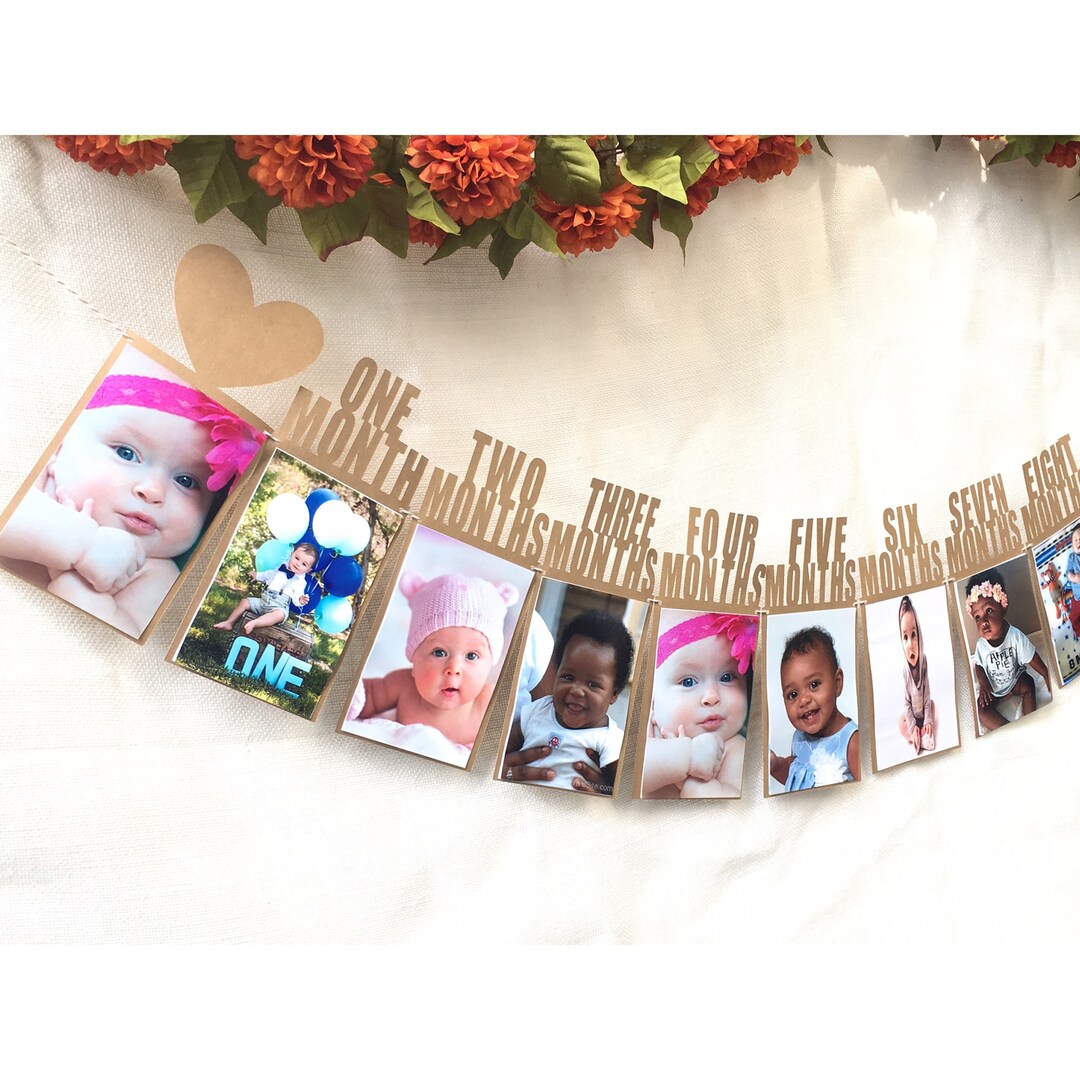 Baby First Birthday Banner / Baby First Birthday Decorations / Baby ...