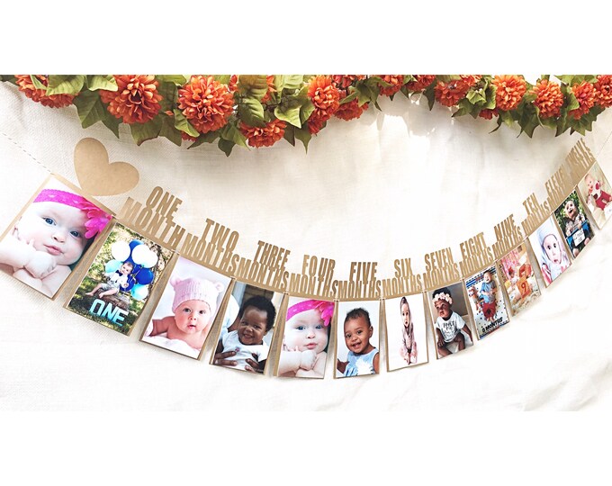 Baby First Birthday Banner Baby First Birthday Decorations - Etsy