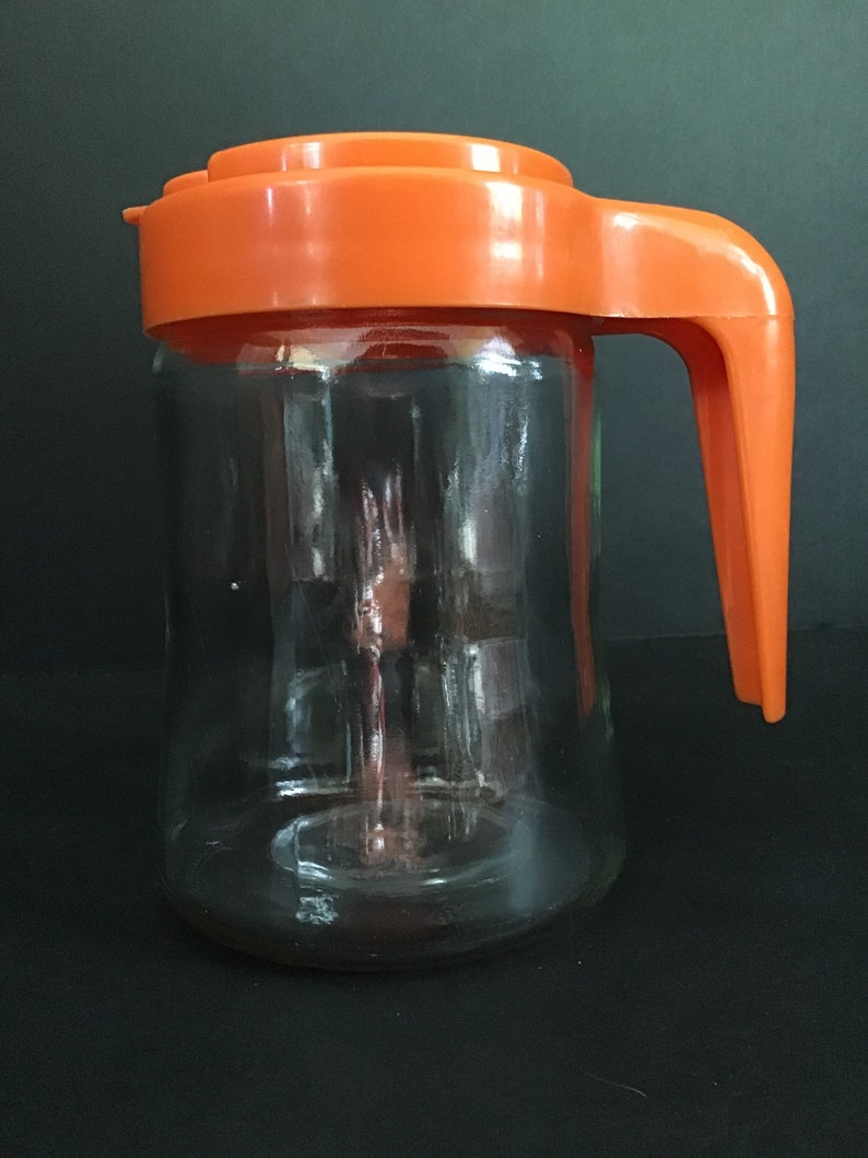 Cute Orange Pitcher. - Etsy