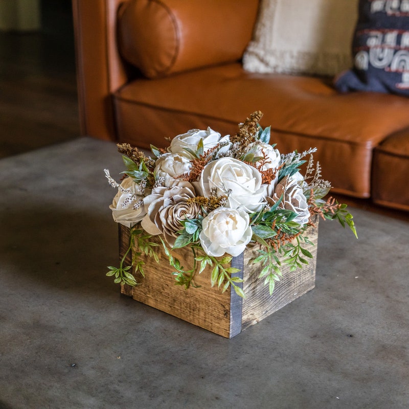 Wood Flower Arrangement - Etsy