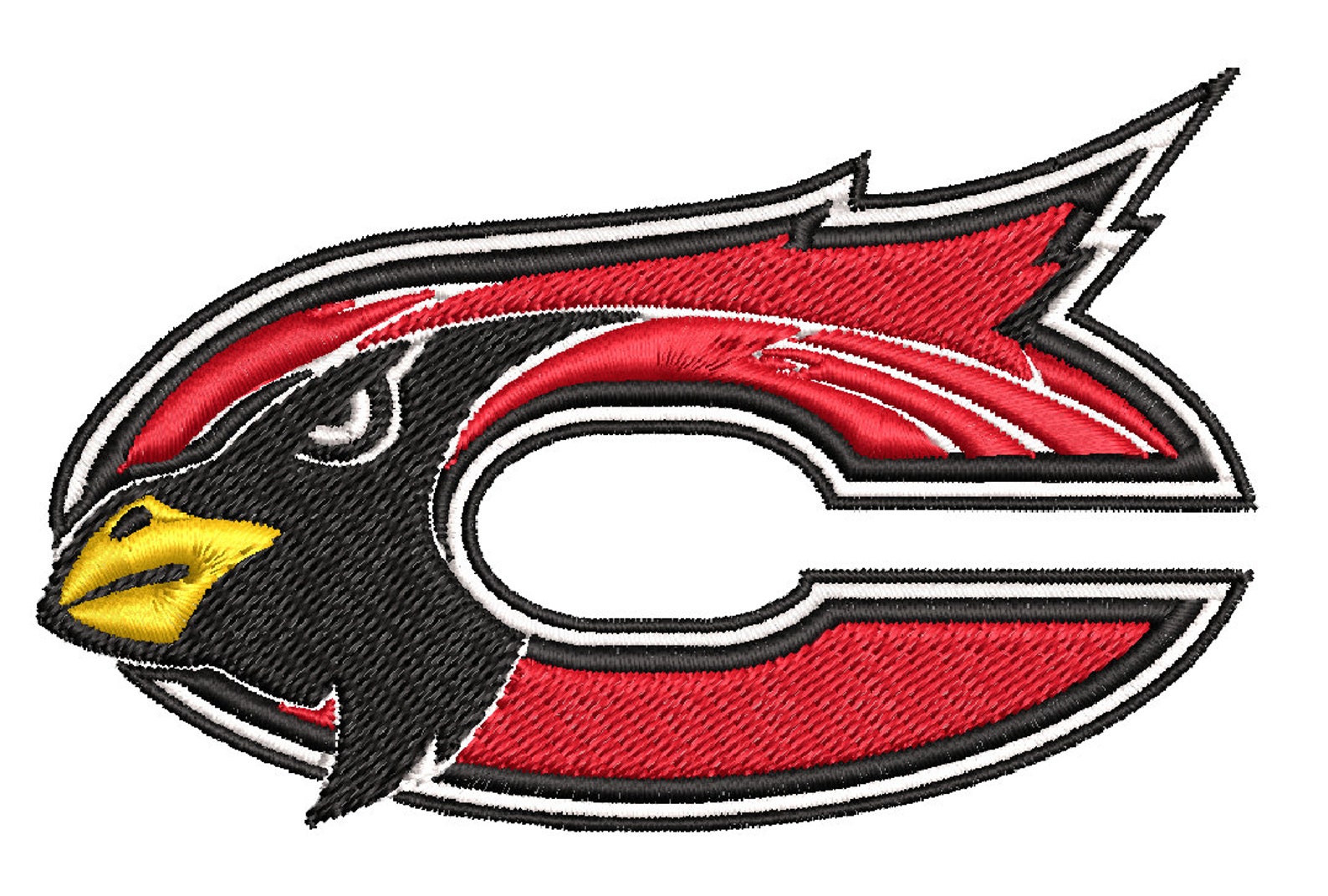Cardinal C Embroidery Design | Etsy