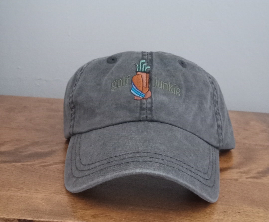 Golf Ball Cap 'golf Junkie' - Etsy