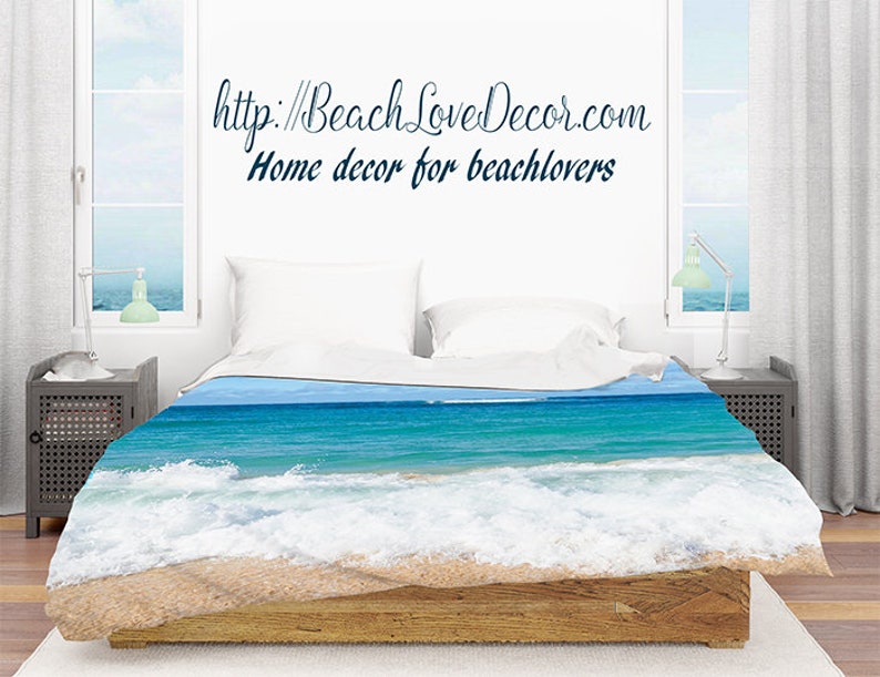 Tropical Ocean Duvet Cover Water Bedding Beach Duvet Cover - Etsy