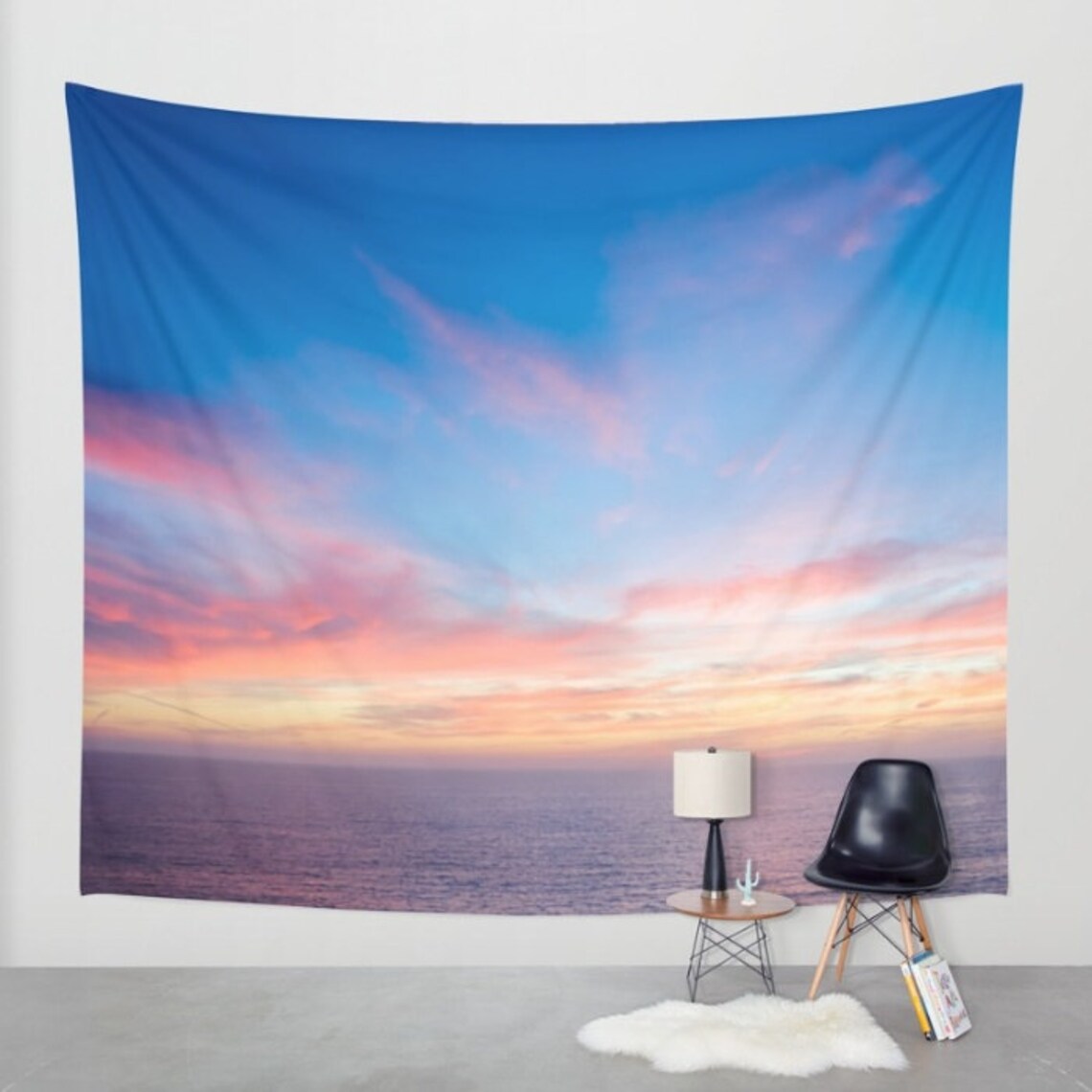 Malibu Ocean Sunset Wall Tapestry Sunset Tapestries Surf Decor Tropical ...