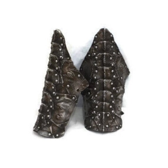 Larp Armor Fantasy Demon Xaphen bracers. Cosplay armor orc | Etsy
